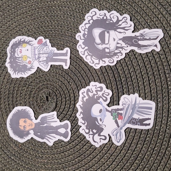 Other | Edward Scissorhands Stickers Bundle | Poshmark